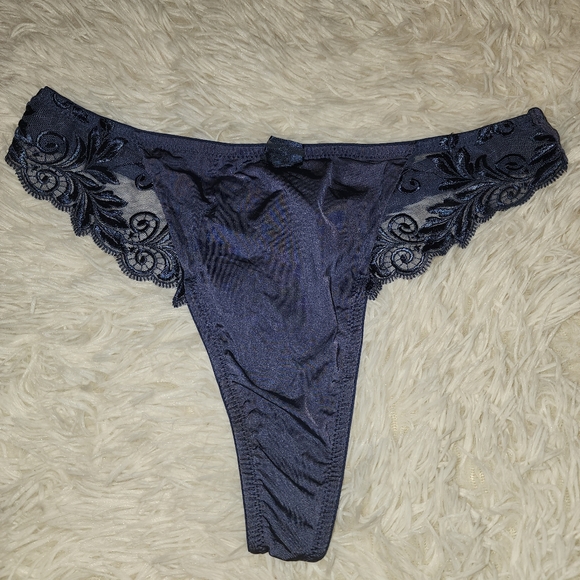 Soma | Intimates & Sleepwear | Vintage Blue Soma Blue Thong Panties ...